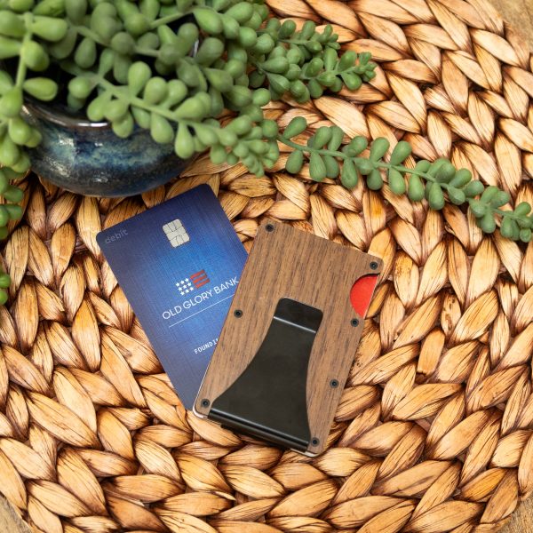 Wooden Wallet | Old Glory Bank Store
